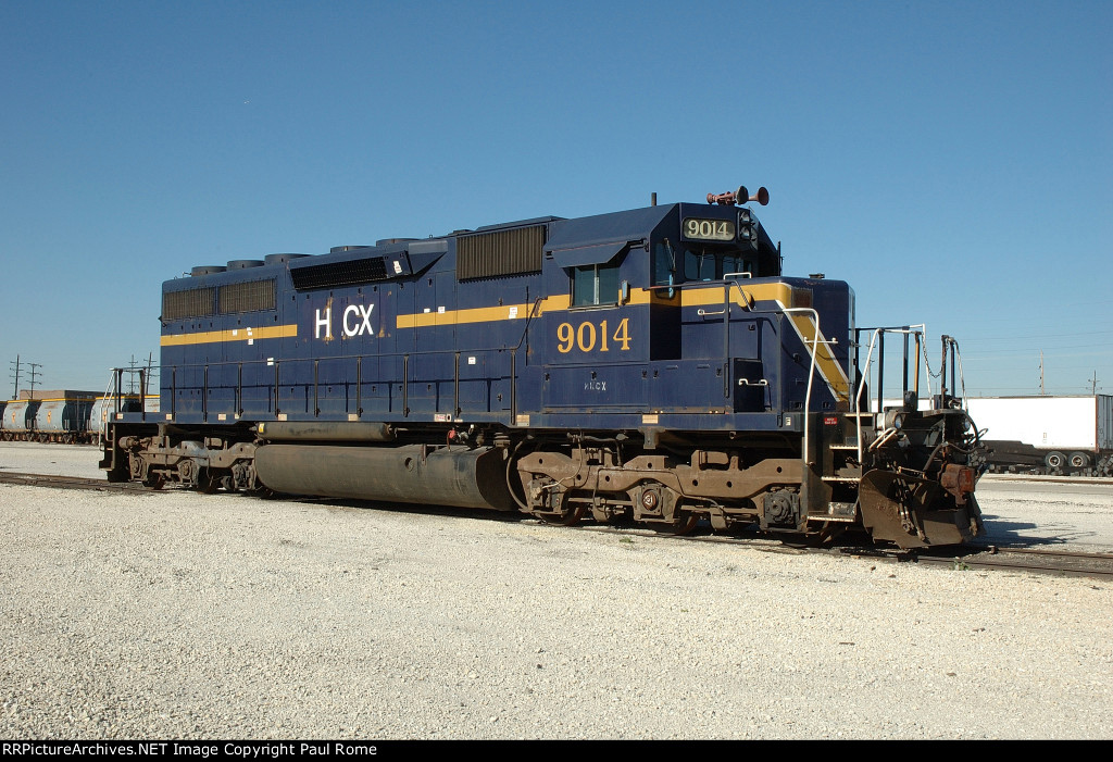 HLCX 9014, EMD SD40, at BRC Clearing Yard